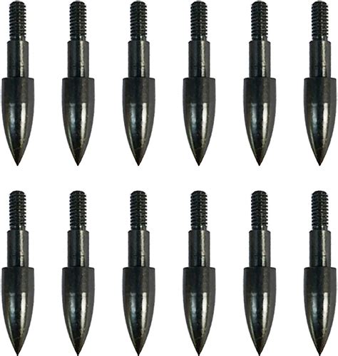 12pcs Archery Arrow Tips 100125150200 Grain Field Points Target 12pcs Archery Arrow Tips 100125150200 Grain Field Points Target