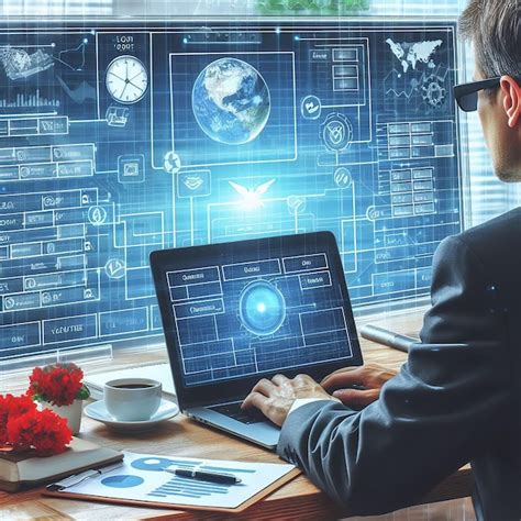 Premium Photo Business Developer Using Kanban Board Framework On Laptop Computer Agile