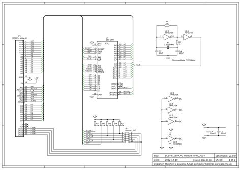 Sc149 V1 0 Z80 Cpu Oshwlab