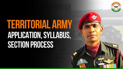 Territorial Army Application Syllabus Selection Process Warriors Defence Academy Best Nda
