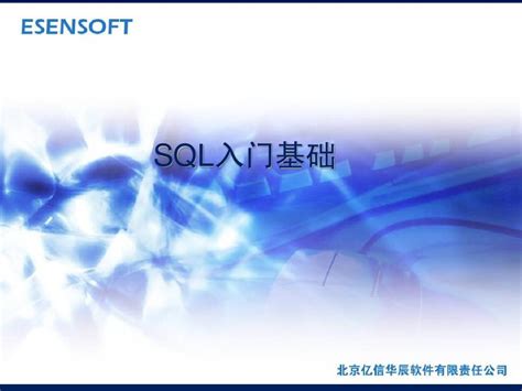 SQL入门基础 word文档在线阅读与下载 无忧文档