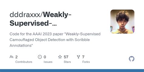 Github Dddraxxxweakly Supervised Camouflaged Object Detection With