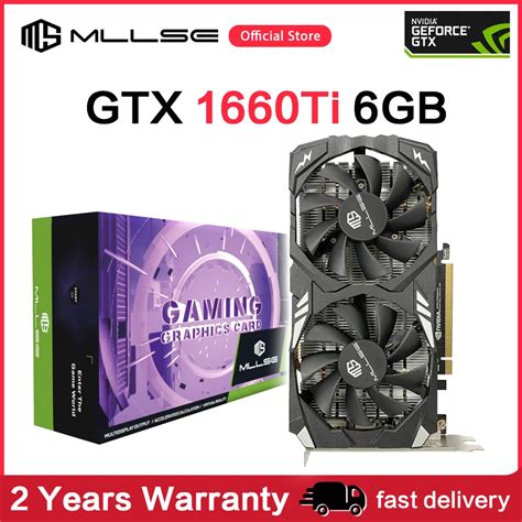 Mllse Graphics Card Gtx 1660ti 6gb X Game Nvidia Gpu Gddr6 192bit 8pin