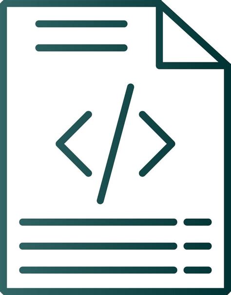 Coding Line Gradient Icon 43719583 Vector Art At Vecteezy