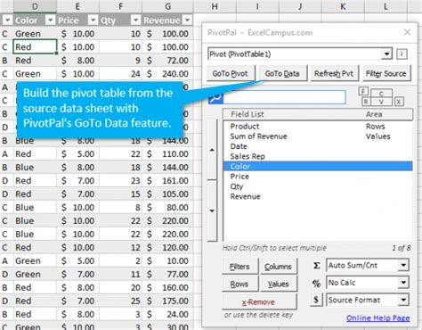 Pivot Table Field List Missing How To Get It Back Excel Campus