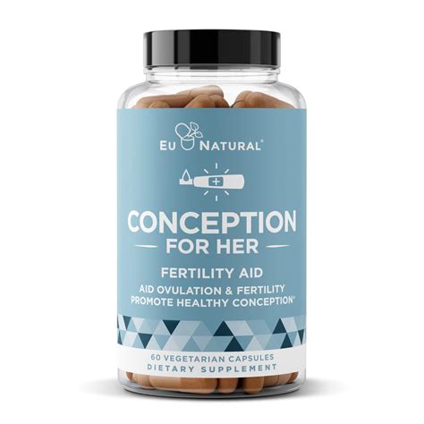 Fertility Supplements Eu Natural Conception Women 60 cápsulas | Walmart ...