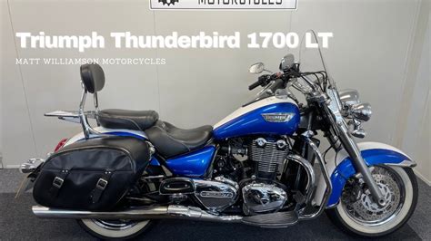 Triumph Thunderbird 1700 Lt Lovely Cruiser Youtube