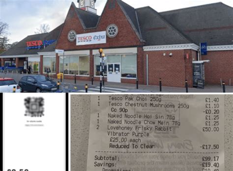 Tesco Shopper Wrongly Charged For Sex Toys