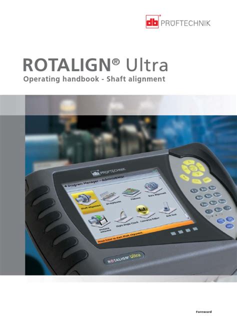 rotalign ultra shaft handbook ali 9 855 01 12 en web pdf pdf menu