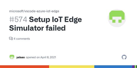 setup iot edge simulator failed · issue 574 · microsoft vscode azure
