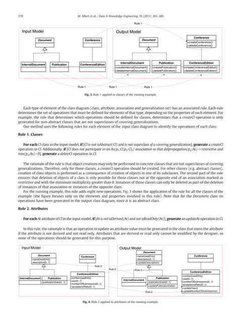 Pdf Generating Operation Specifications From Uml Class Diagrams A