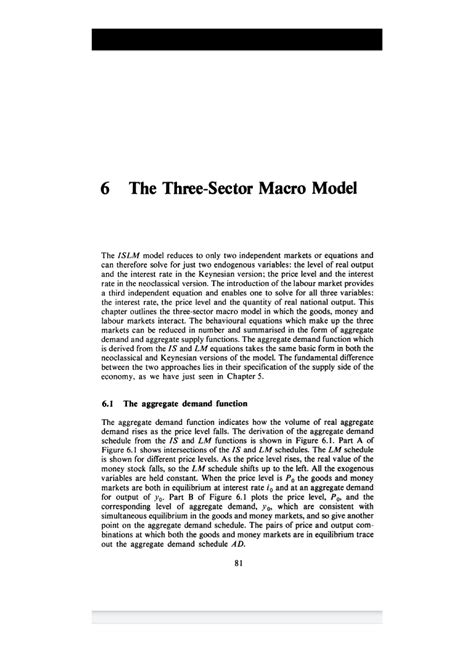 Sector Macro Model Macro Economics II Studocu