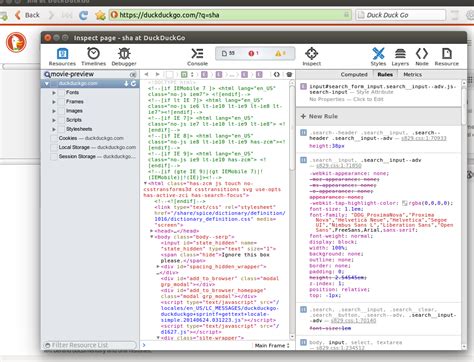 Python Why Does Ubuntus Webkit Inspector Look And Work Just Like