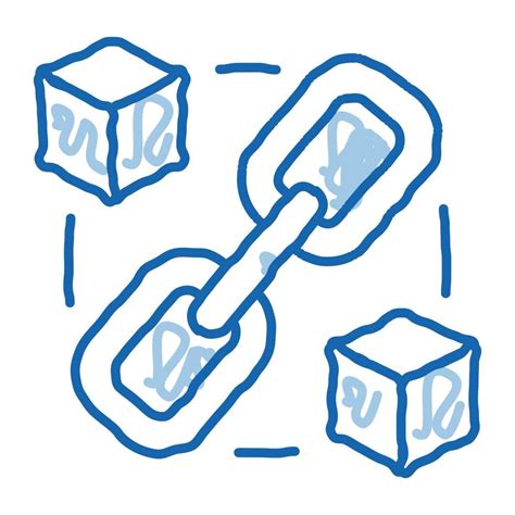 Money Chain Doodle Icon Hand Drawn Illustration 17921964 Vector Art At