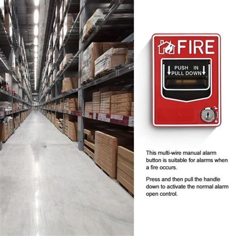 YID Point d appel manuel VDC Manuel Multiple Tirette D incendie de sécurité SB Fil D