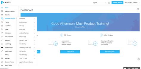 Managing Menu Of Mobile Apps Help Center