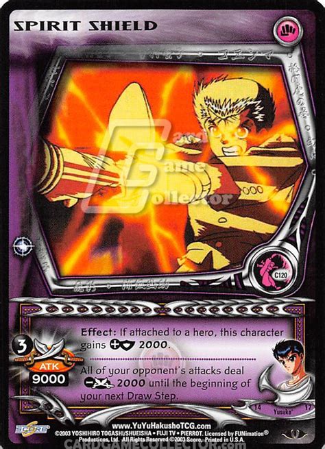Spirit Shield Yu Yu Hakusho Tcg