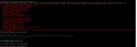 esx giving mysql error server discussion cfx re community