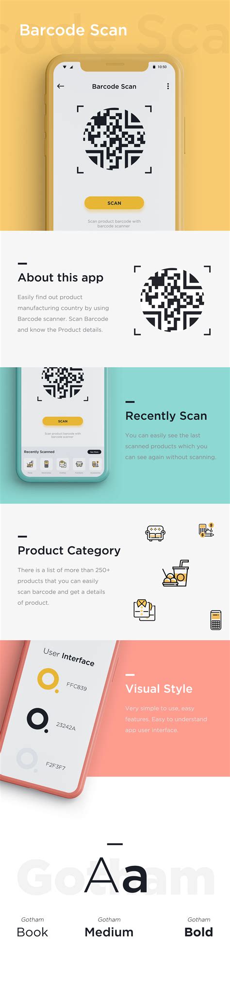 Barcode Scaner App Behance