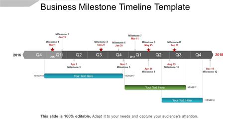 Milestone Powerpoint Template