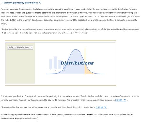 Solved Discrete Probability Distributions You May Chegg