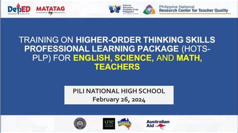 Structure Of The Observed Learning Outcome Ppt