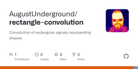 Github Augustundergroundrectangle Convolution Convolution Of