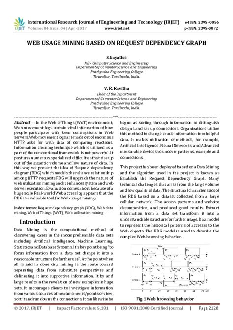 Pdf Web Usage Mining Based On Request Dependency Graph