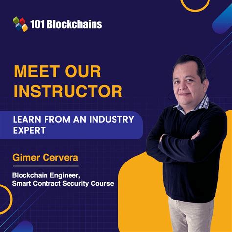 101 blockchains on linkedin instructor trainer training
