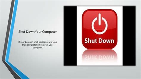 Fix USB Port Issue With Computer Dr PPT