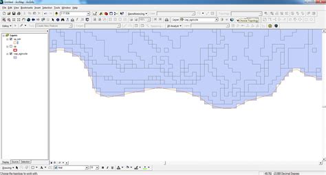 Arcgis Desktop Cutting And Extending One Polygon Layer In Function To The Other Layer