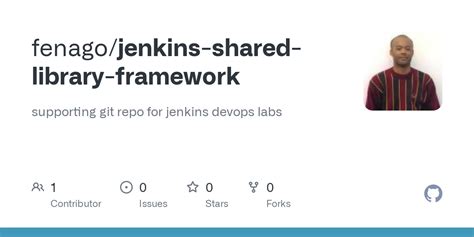 Github Fenagojenkins Shared Library Framework Supporting Git Repo