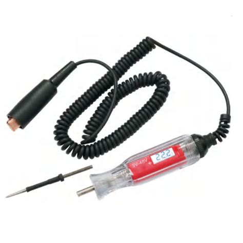 Digital Lcd Circuit Tester With Extended Spring Wire Digital Lcd