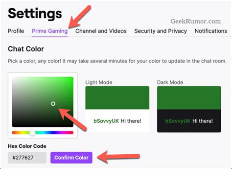 How To Change Your Name Color On Twitch