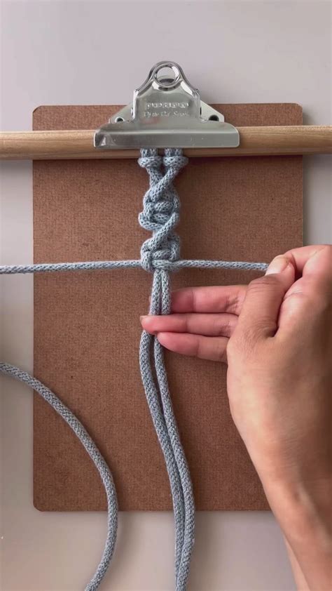 macrame new pattern square knot × twist knot マクラメパターン macrame