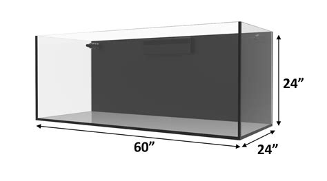 Fiji Cube 81 Gallon External Overflow Rimless Tank