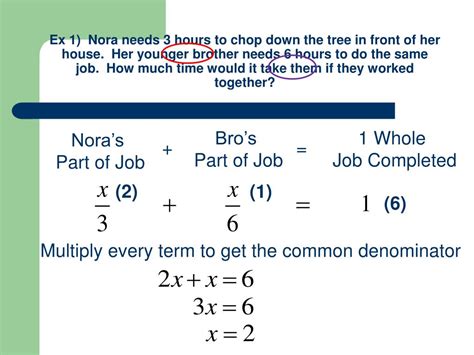 PPT Work Word Problems PowerPoint Presentation Free Download ID