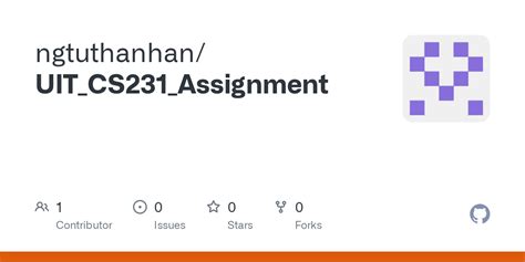 UIT CS231 Assignment Assignment 1 Ipynb At Main Ngtuthanhan UIT CS231 Assignment GitHub