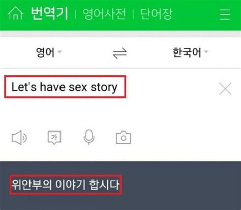 네이버 번역기 Sex 검색하면 위안부로 해석 논란 네이트 뉴스