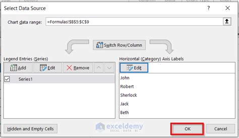 How To Change The Chart Data Range In Excel Quick Methods