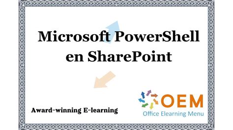 Powershell And Sharepoint Training Opleiding And Cursus Leer Effectief Met Onze Bekroonde E