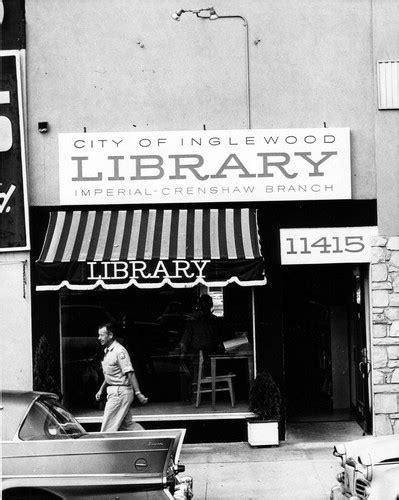 City Of Inglewood Imperial Crenshaw Branch Early 1960s — Calisphere