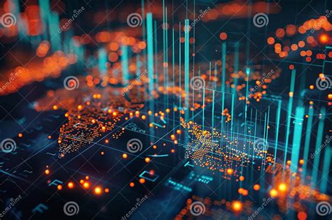 Global Network Data Visualization Stock Illustration Illustration Of Visualization