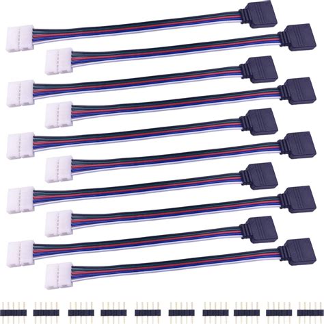 LitaElek X RGBW LED Strip Quick Connector Pin LED Strip Connector Cable Connection