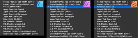Euroscale Coated V2 Missing As A Colour Format V1 Bugs Found On Macos Affinity Forum