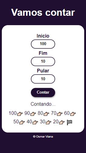 projeto analisando números contador numeros