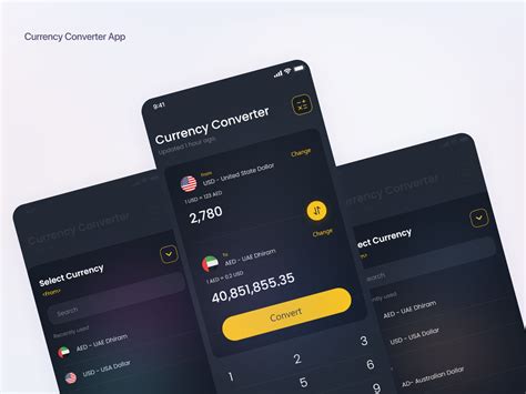 Currency Converter App Ui Design Micro Apps By Bilal Ahmed On Dribbble