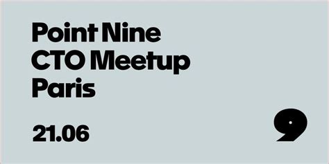 Point Nine On Linkedin Application Form Cto Meetup Paris 2023