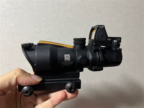 Acog Sight With Rmr Red Dot Nerf Hobbies And Toys Toys And Games On Carousell