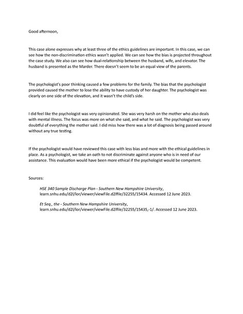 Psy 205 Week 7 Disscussion Week Good Afternoon This Case Alone Expresses Why At Least Three